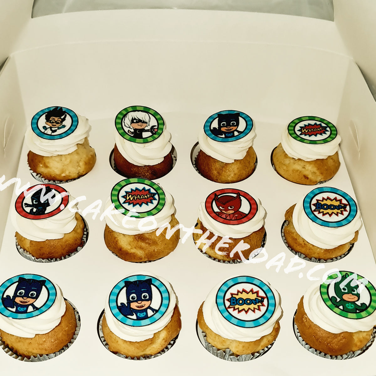 PJ Masks Cupcakes – Cake On The Road